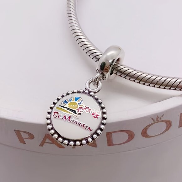 Pandora | Jewelry | Pandora St Maarten Exclusive Dangle Charm Pendant ...